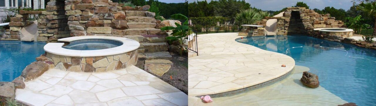 Stone Pool Copings in Dallas/Ft Worth | Eagle Stone Supply